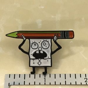 Jewelry | Doodlebob Enamel Pin Brooch Backpack Pin | Poshmark